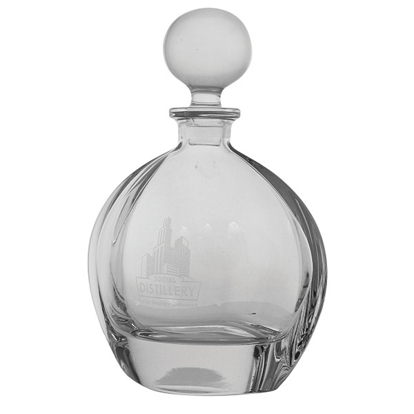 Product - 0.8ltr Crystalite Round Decanter - Allwag