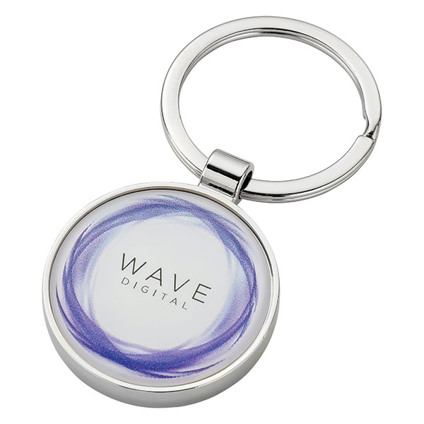 Product - Domed Metal Keyring - Allwag