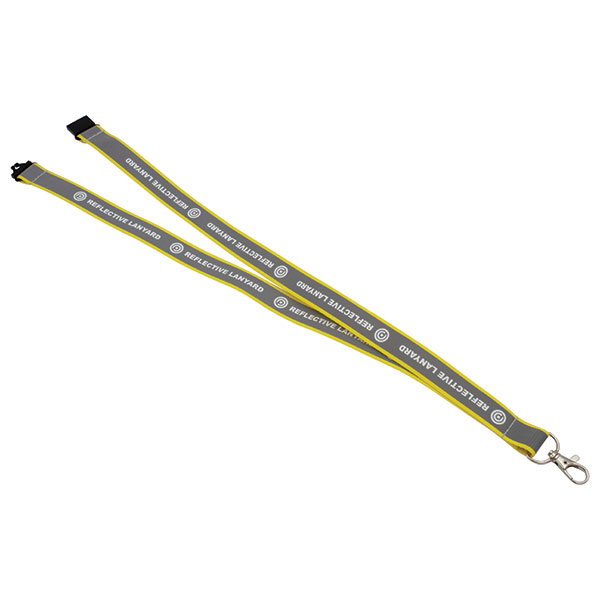 Product - 20MM Reflective Flat Polyester Lanyard - Allwag